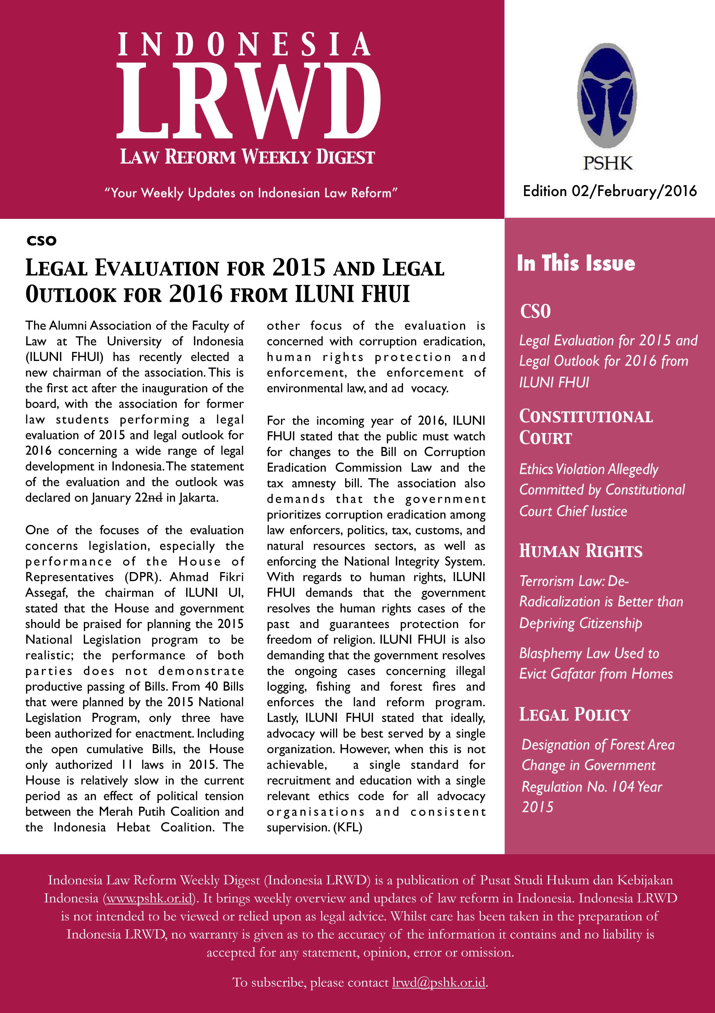 LRWD Edition 02: February 2016 - pshk.or.id